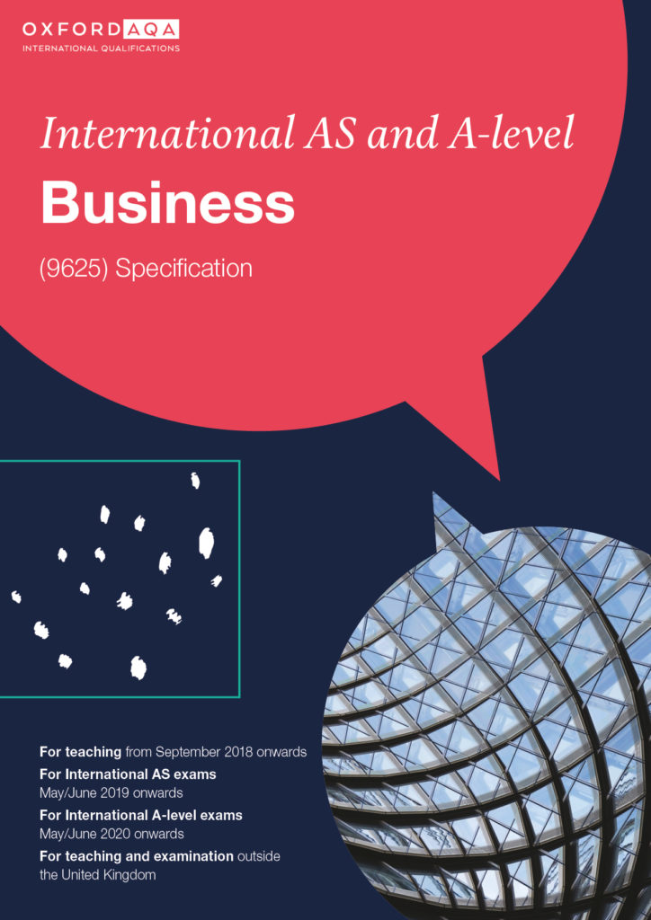 International AS and A-level Business (9625) | OxfordAQA International ...