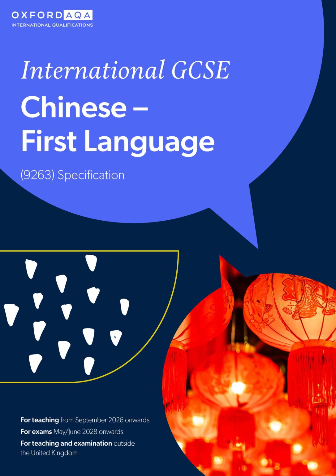 NEW: International GCSE Chinese – First Language (9263) | OxfordAQA ...